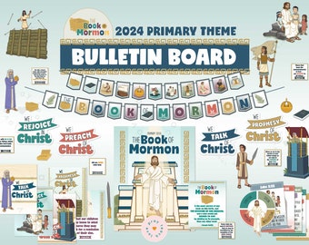 2024 Primary Book of Mormon Theme Packet Binders - Etsy