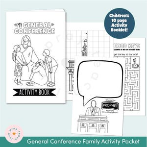 General Conference Activity Packet - Etsy