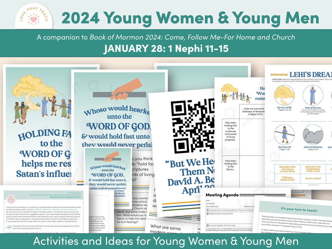 Young Women/young Men 2024 Lesson Pack for Jan 22–28: “armed With ...