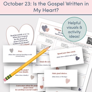 Young Women Doctrinal Topic October 23 "is the Gospel Written in My ...