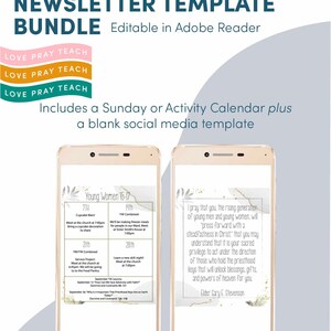 September 2021 Editable Newsletter Bundle - Etsy