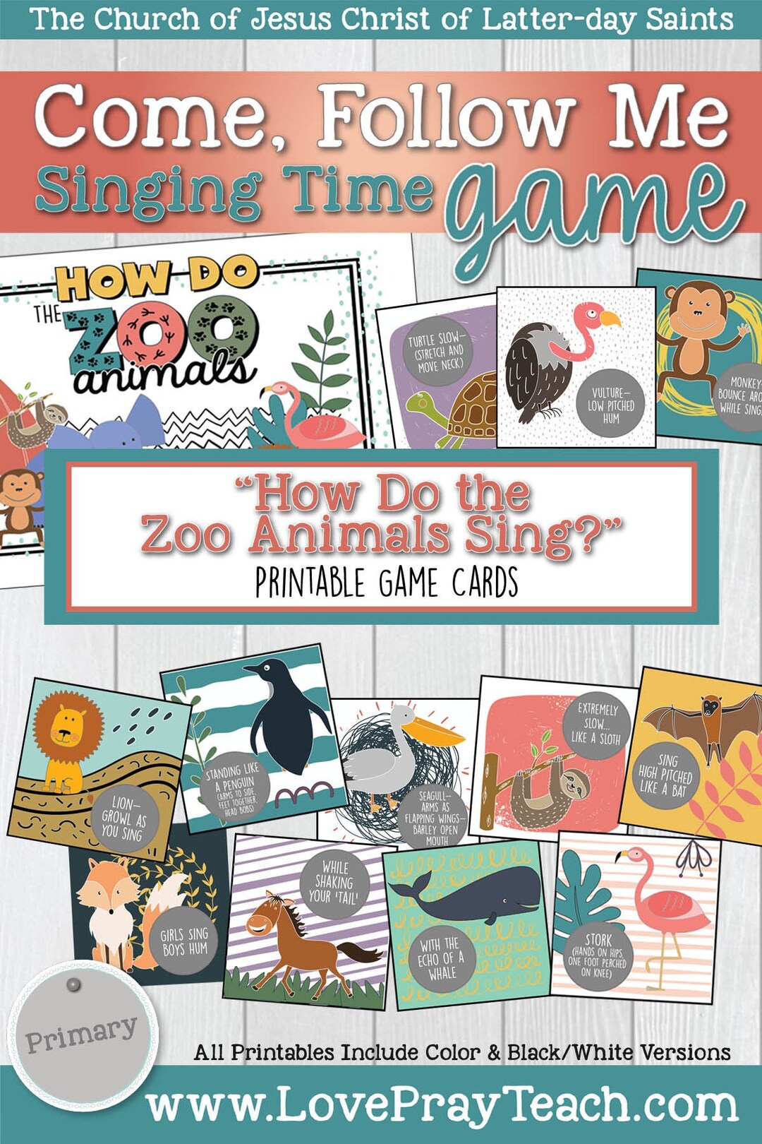 Come, Follow Me for Primary Singing Time: 2020 Review Game "how Do ...