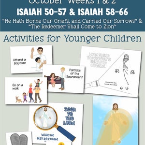 Come, Follow Me for Primary 2022: September 26–october 2 Isaiah 50–57 ...