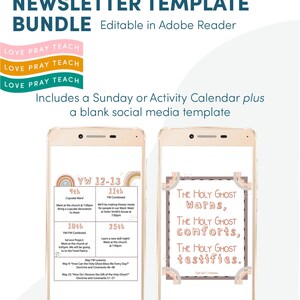 May 2021 Editable Newsletter Bundle - Etsy