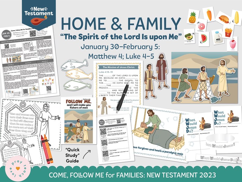 Come Follow Mefor Individuals and Families: Jan 30-feb - Etsy