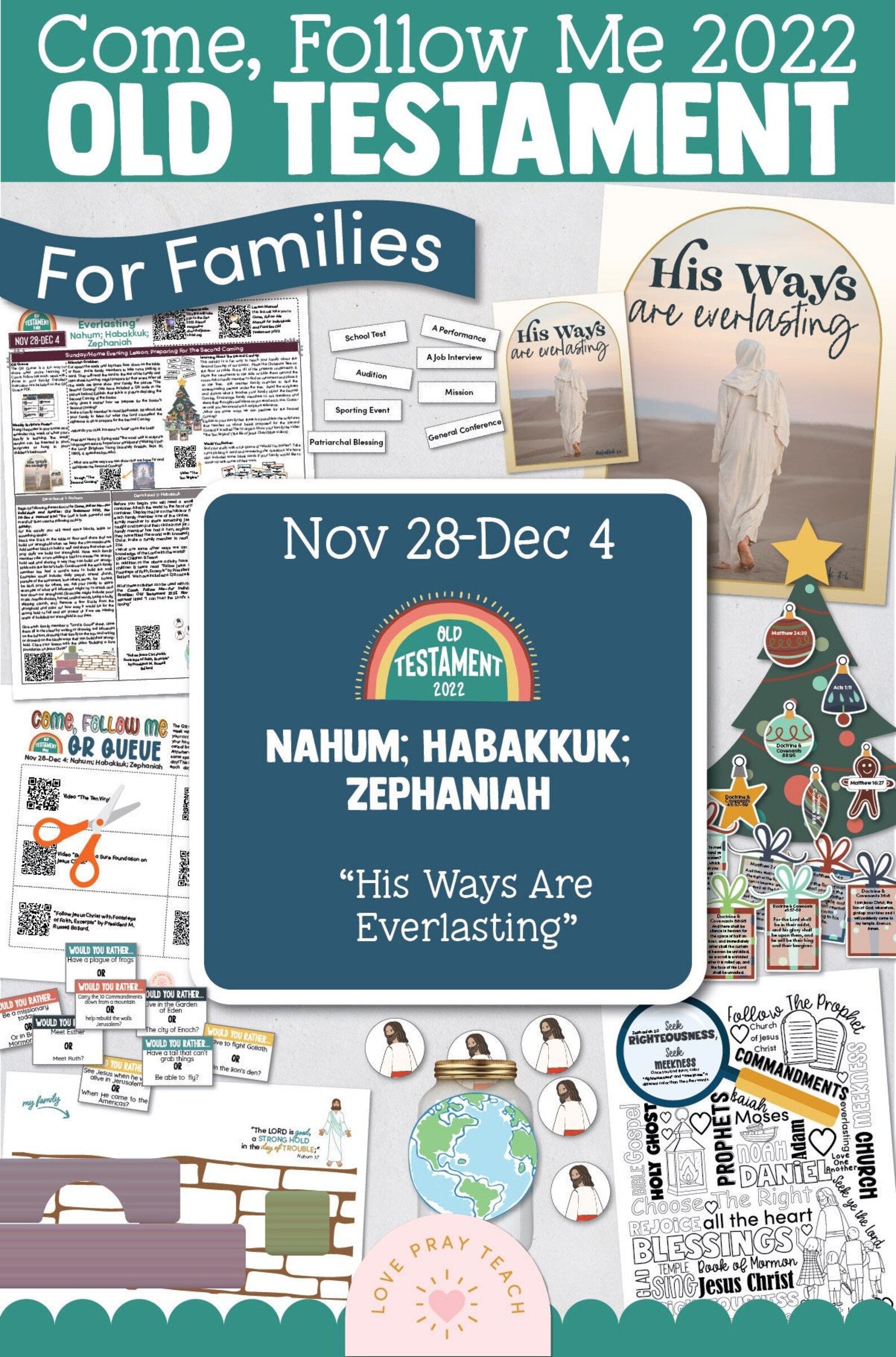 Come Follow Mefor Individuals and Families: Nov 28-dec - Etsy