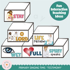 Primary Singing Time: Testimony - Etsy