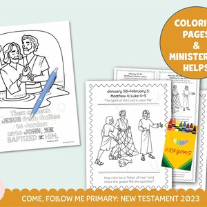 Come, Follow Me for Primary 2023: January 30–february 5 Matthew 4; Luke ...