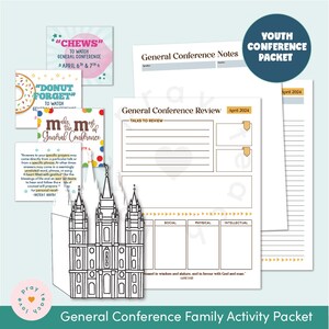 General Conference Activity Packet - Etsy
