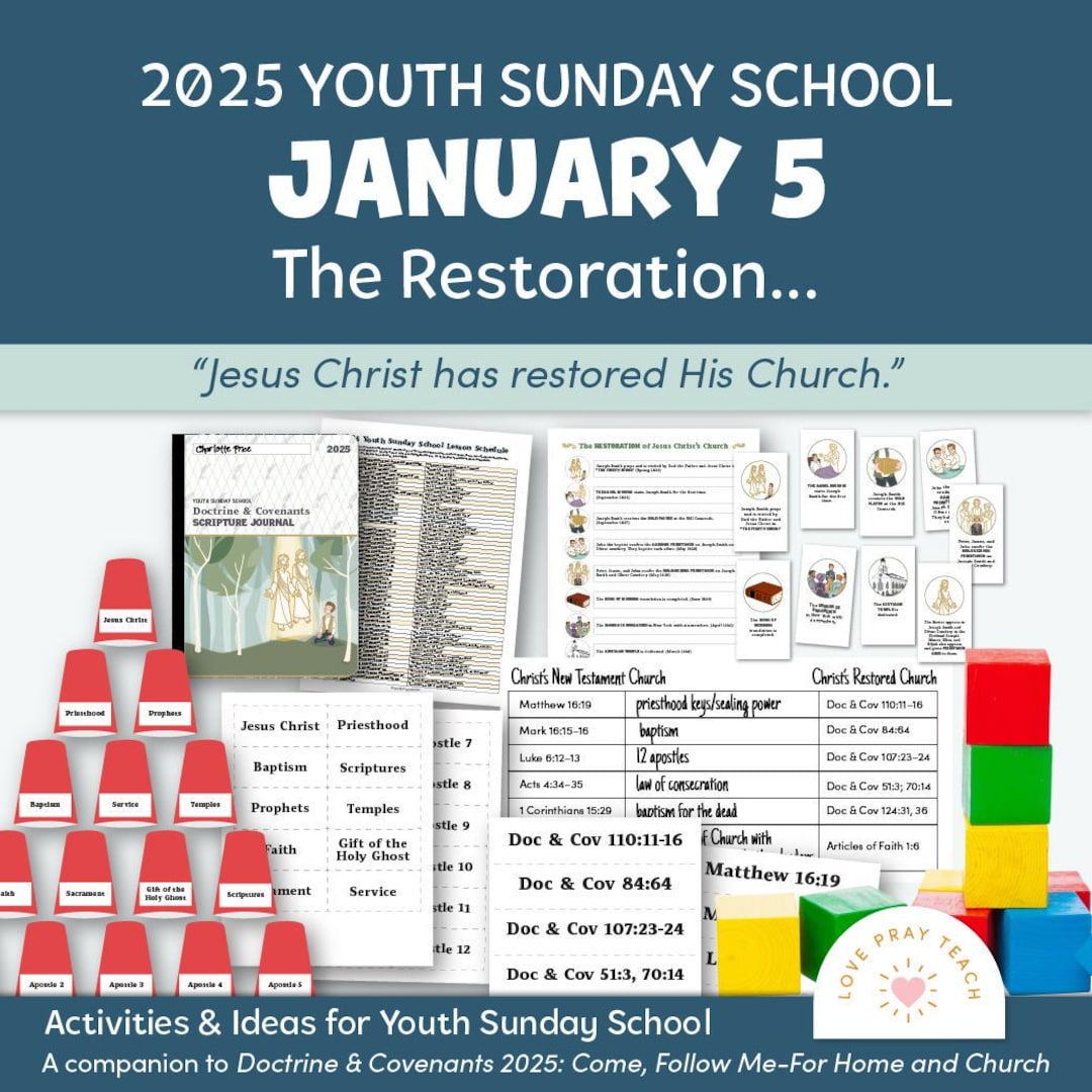 Youth Sunday School 2025 Dec 30–jan 5: “the Promised Restoration Goes ...