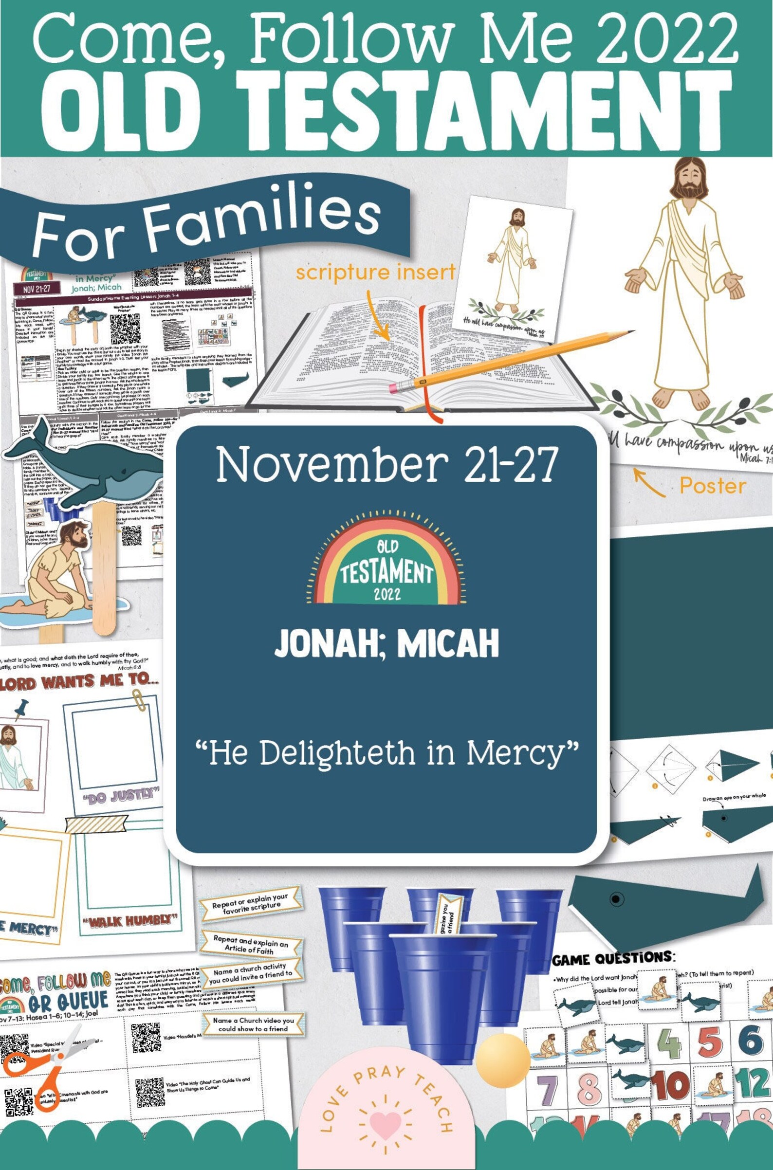 Come Follow Mefor Individuals and Families: Nov 21-27 - Etsy