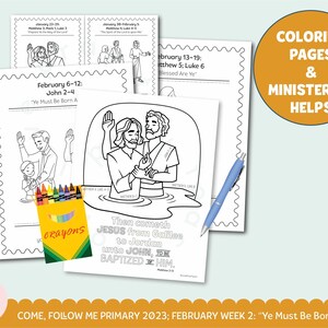 Come, Follow Me for Primary 2023: February 6–12 John 2–4 “ye Must Be ...