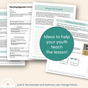 Young Women and Young Men 2024 Printable Lesson Pack for June 3–9 ...