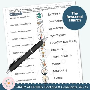 Families: March 10-16, Doctrine and Covenants 20-22, A Companion to ...