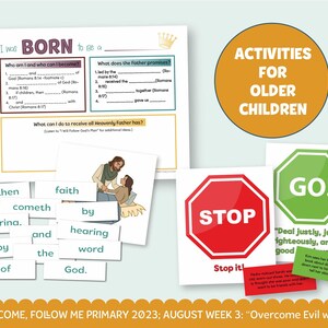 Come, Follow Me for Primary 2023: August 14–20 Romans 7–16 “overcome ...