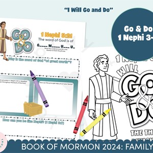 Ideas for Families: January 8–14 “I Will Go and Do” | 1 Nephi 1-5 | A Companion to "book of ...