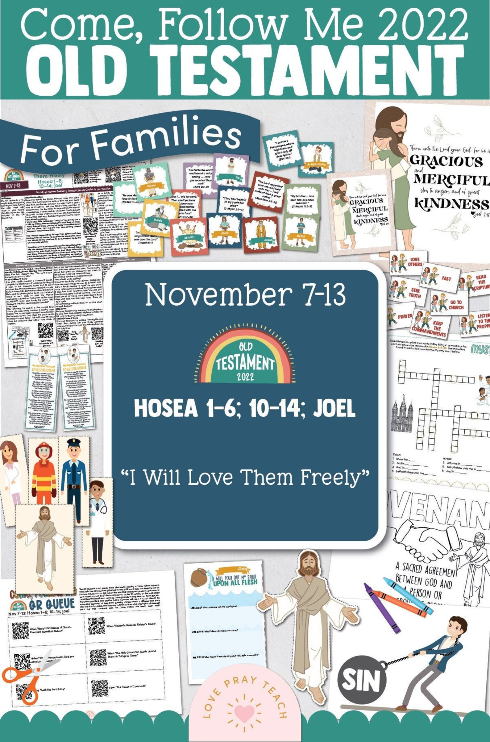 Come Follow Mefor Individuals and Families: Hosea 16 - Etsy