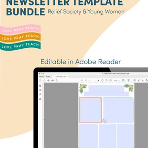 March 2021 Editable Newsletter Bundle - Etsy