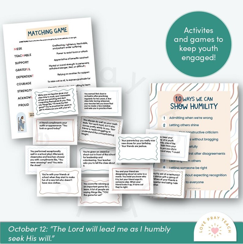2025 Young Women/men Lesson Pack: Doctrine & Covenants 111-114 (digital ...