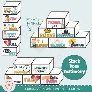 Primary Singing Time: Testimony - Etsy