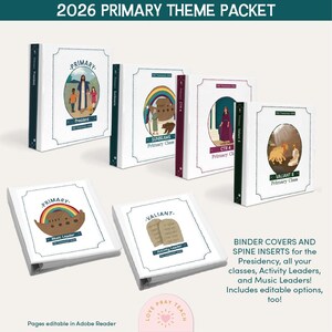 2026 Ward Primary Binders and Google Sheets - Etsy