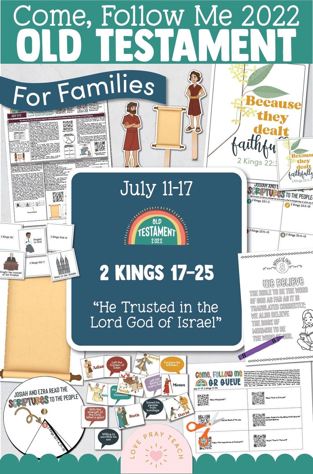 Come, Follow Me—for Individuals and Families: 2 Kings 17–25;“he Trusted ...