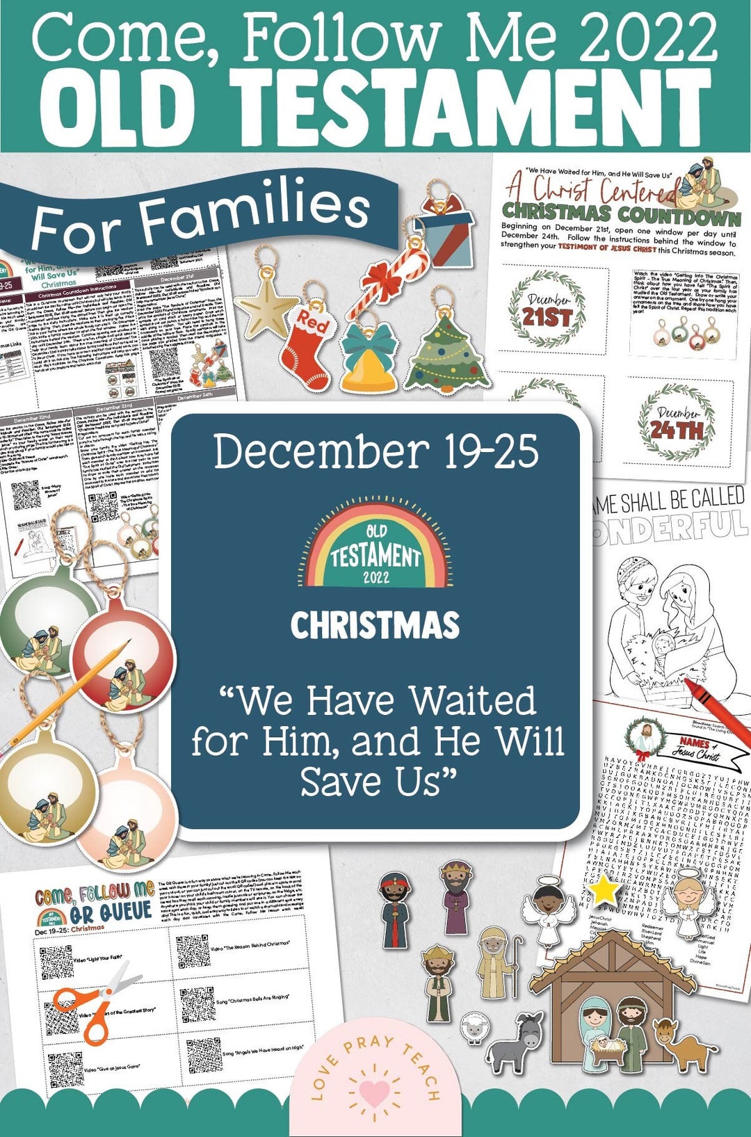 Come, Follow Me—for Individuals and Families: Dec 19-25,christmas “we ...