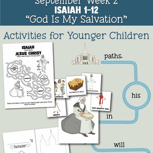 Come, Follow Me for Primary 2022: September 5-11 Isaiah 1–12 “god is My ...