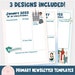 Editable Primary Newsletter Template Bundle 2 - Three Designs Included ...