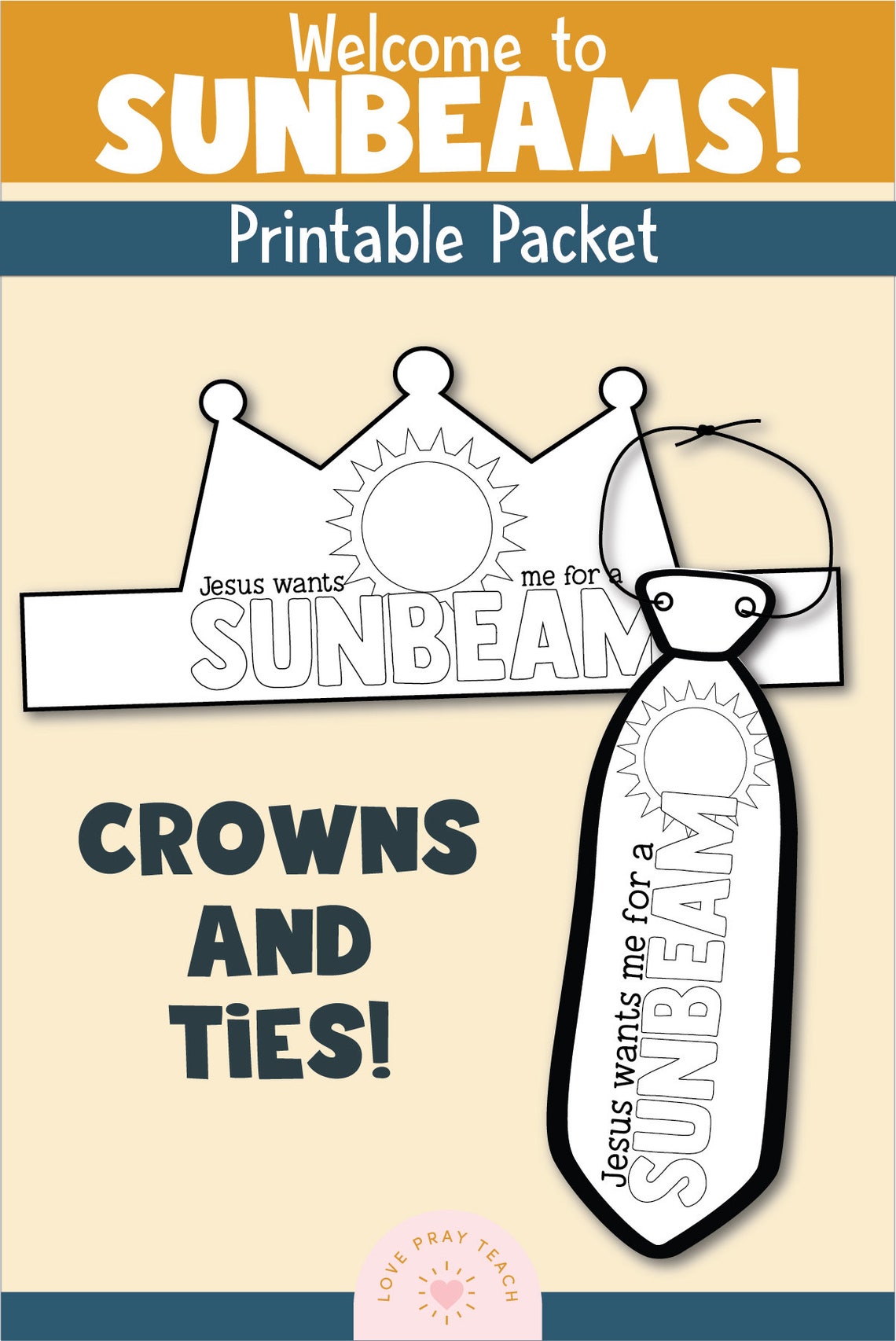 Welcome to Sunbeams! Printable Packet - Etsy