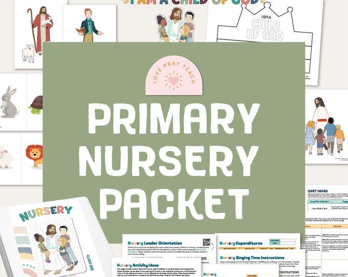 Complete LDS Nursery Manual DOWNLOAD Supplements Behold Your Little ...