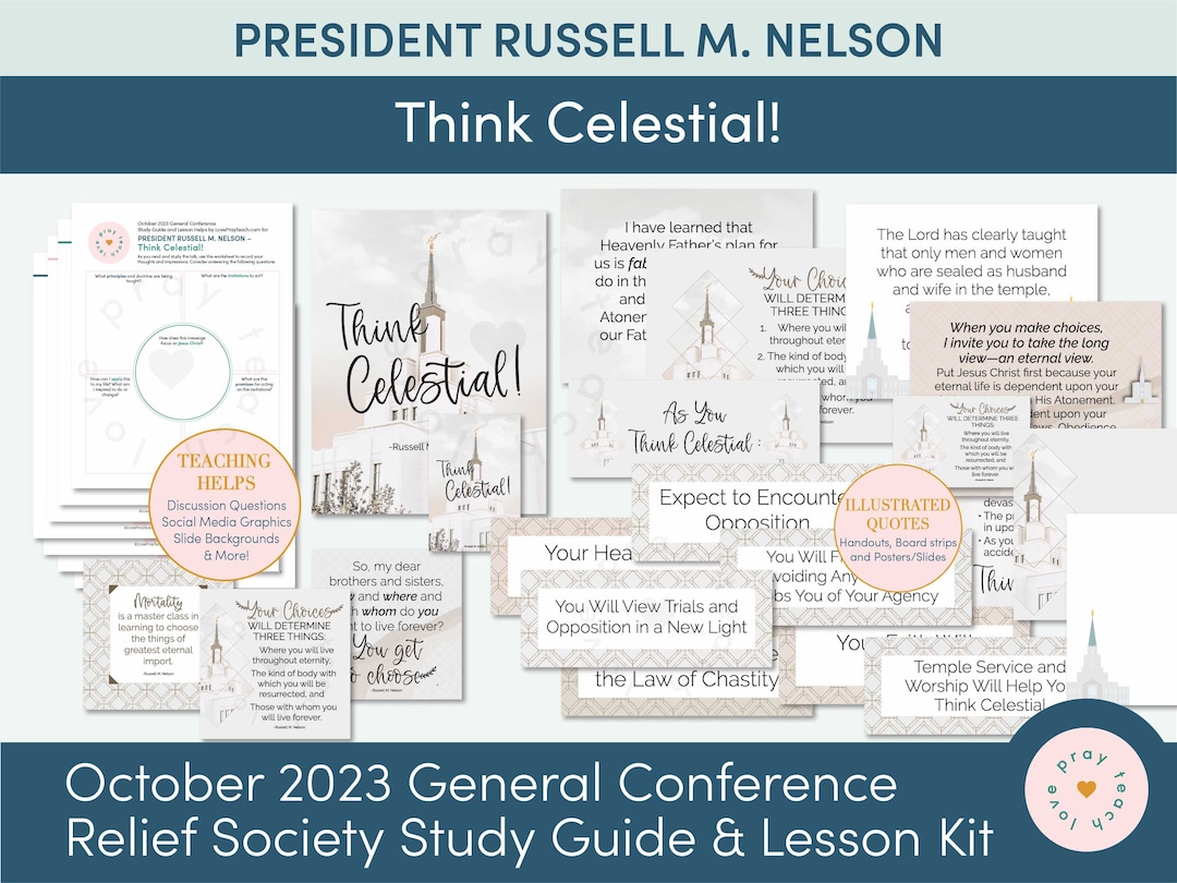 October 2023 General Conference: President Russell M. Nelson "think ...