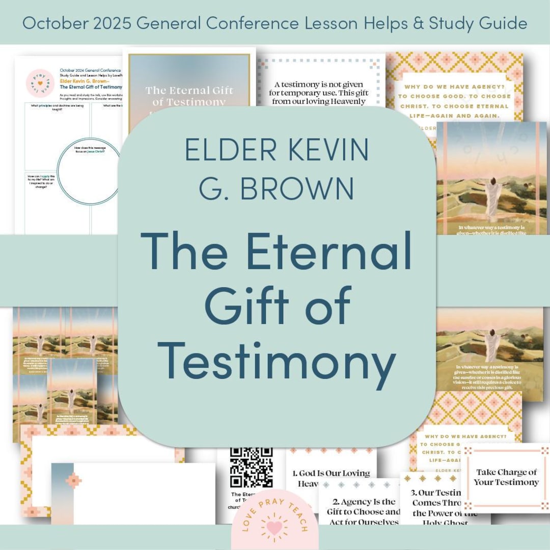 October 2025 General Conference Elder Kevin G Brown The Eternal Gift