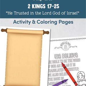 Come, Follow Me—for Individuals and Families: 2 Kings 17–25;“he Trusted ...