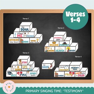 Primary Singing Time: Testimony - Etsy