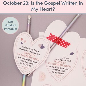 Young Women Doctrinal Topic October 23 "is the Gospel Written in My ...