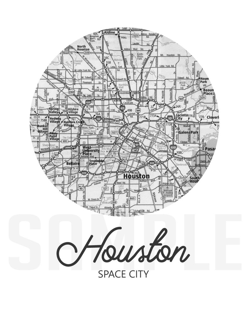 Famous City Nicknames Map Print Printable Map Wall Art Decor - Etsy