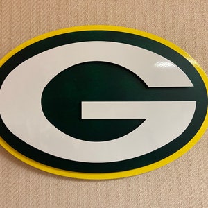 GREEN BAY PACKERS -3-D- Metal Wall Sign- - Etsy