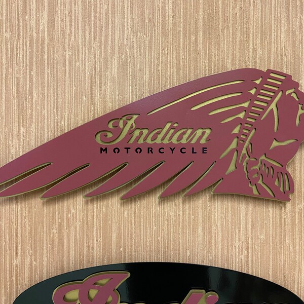 Metal Indian Motorcycle Signs - Etsy