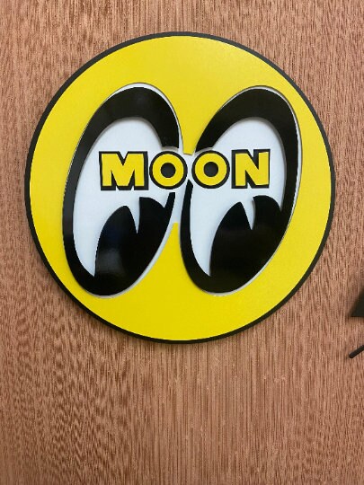 MOONEYES -3-D - Metal Wall Sign- - Etsy