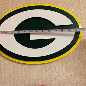 GREEN BAY PACKERS -3-D- Metal Wall Sign- - Etsy
