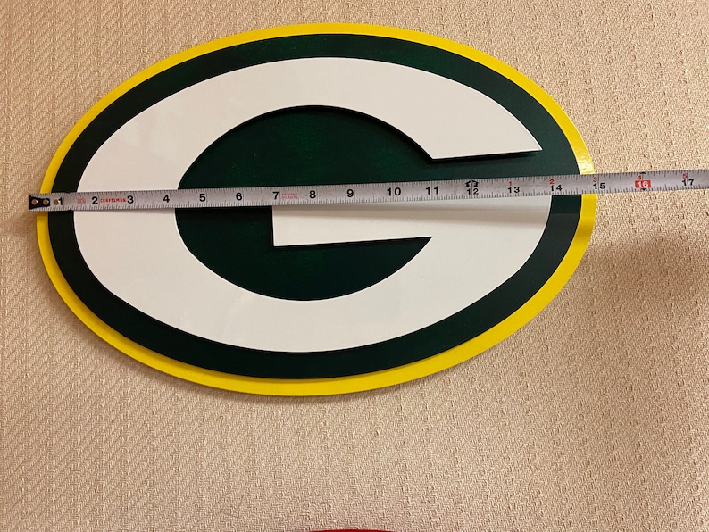 GREEN BAY PACKERS -3-D- Metal Wall Sign- - Etsy