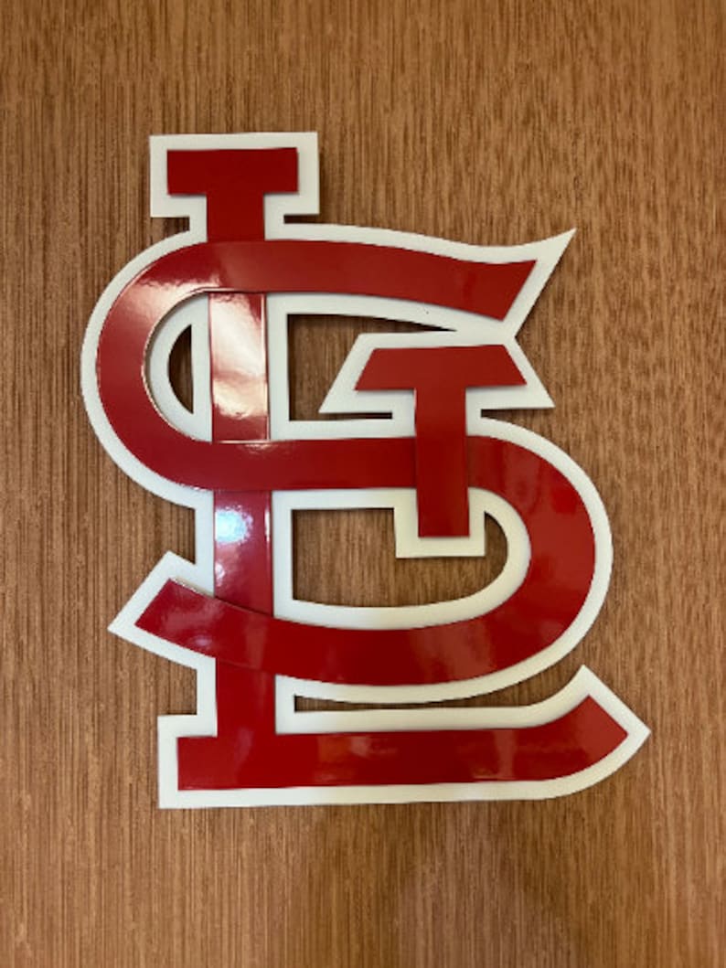 ST. LOUIS CARDINALS -3-D- Metal Wall Logo- - Etsy