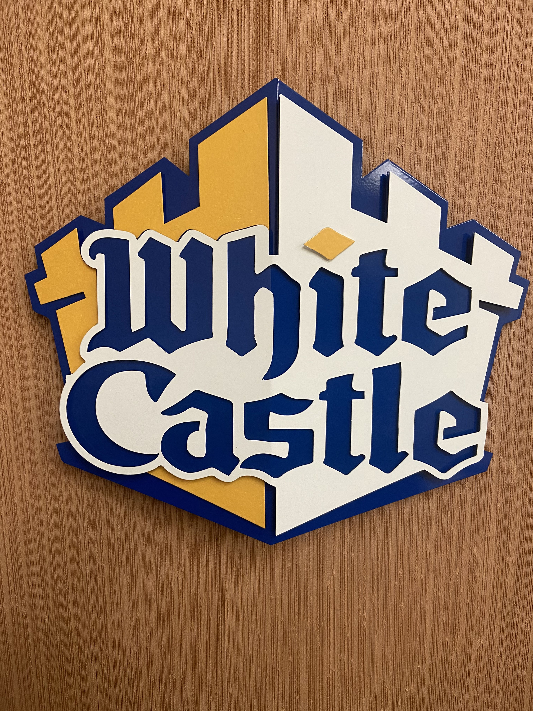 WHITE CASTLE - 3-D- Metal Wall Sign- - Etsy