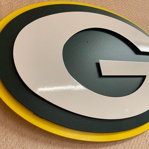 GREEN BAY PACKERS -3-D- Metal Wall Sign- - Etsy