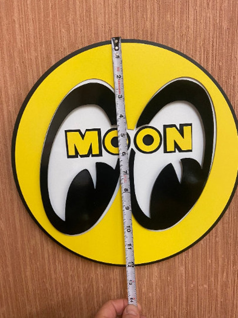MOONEYES -3-D - Metal Wall Sign- - Etsy