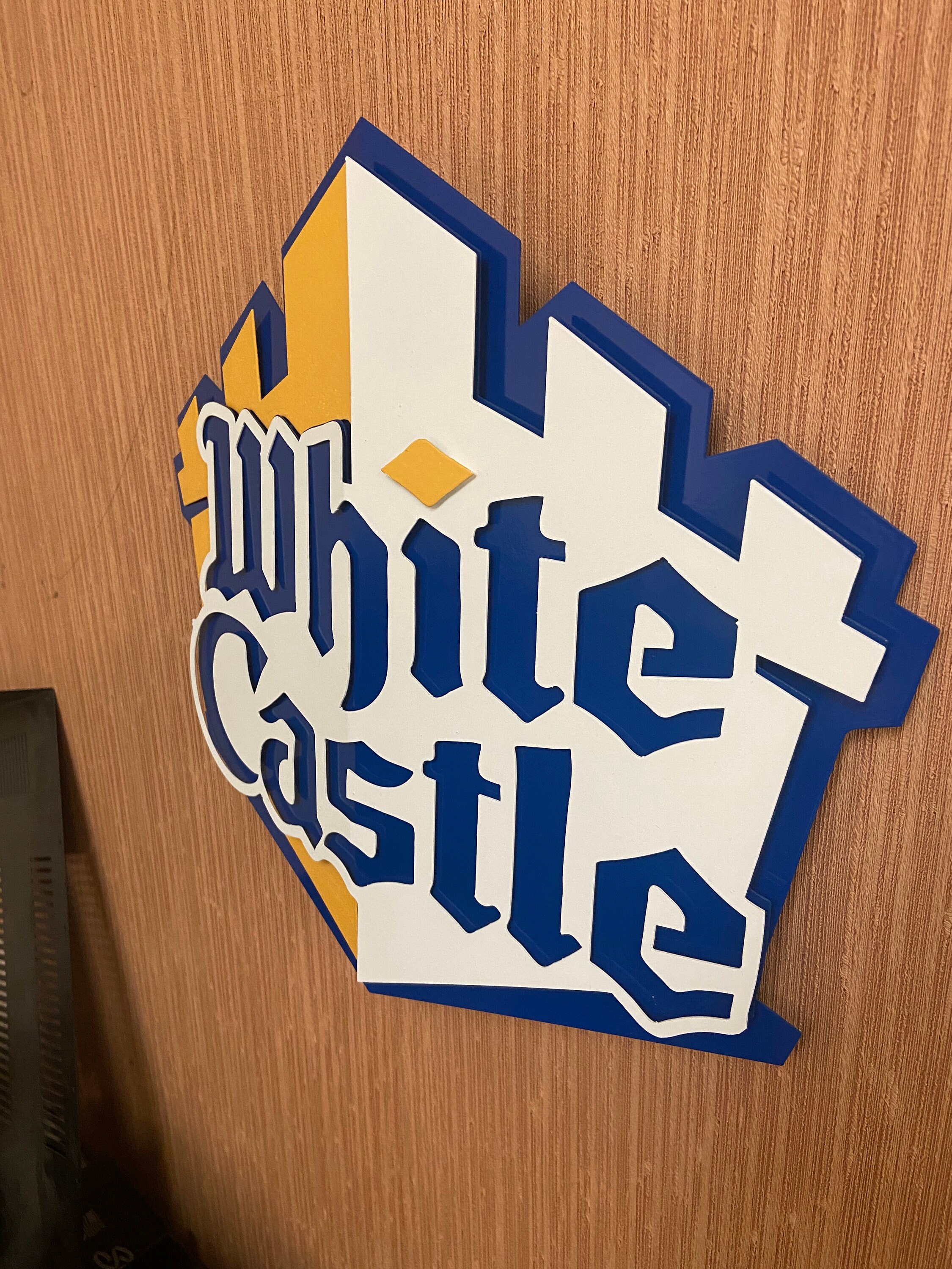 WHITE CASTLE - 3-D- Metal Wall Sign- - Etsy Canada