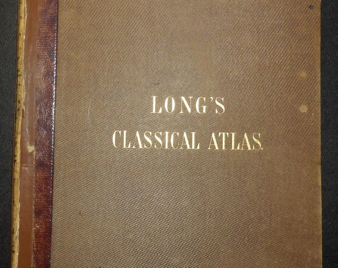 Long's Classical Atlas 1856 Steel Engraved Maps Flat Earth First ...