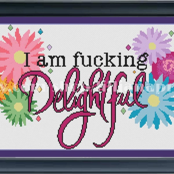 Profane Cross Stitch - Etsy