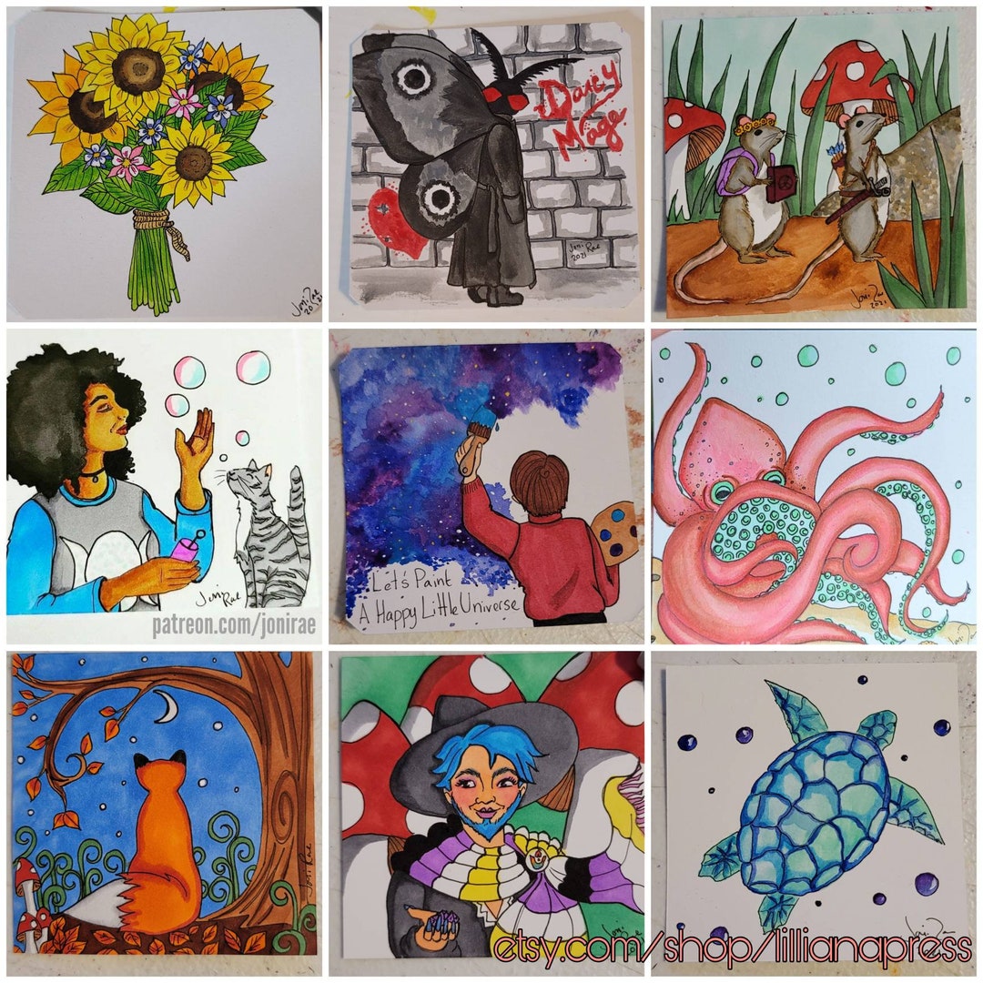 CUSTOM ART: Tiny Art - Etsy